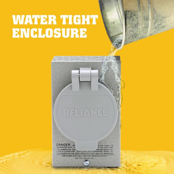 Reliance Controls 30 Amp Power Inlet Box PB30 - The Home Depot