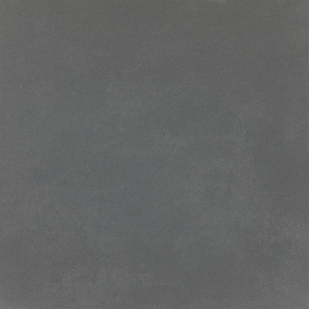 Daltile Cohesion Dark Grey 24 in. x 24 in. Color Body Porcelain Floor ...