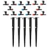 Orbit Micro-Sprinkler Stake with F, H, Q, Nozzle (5-Pack) 65140 - The ...