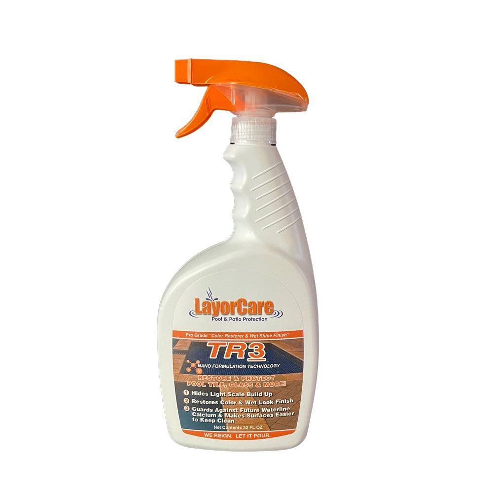LayorCare 1 qt. TR3 Pool Tile Sealer and Color Rejuvenator with High ...