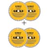 DEWALT 12 in. Miter Saw Blade 32-Teeth and 80-Teeth (2-Pack) with Bonus ...