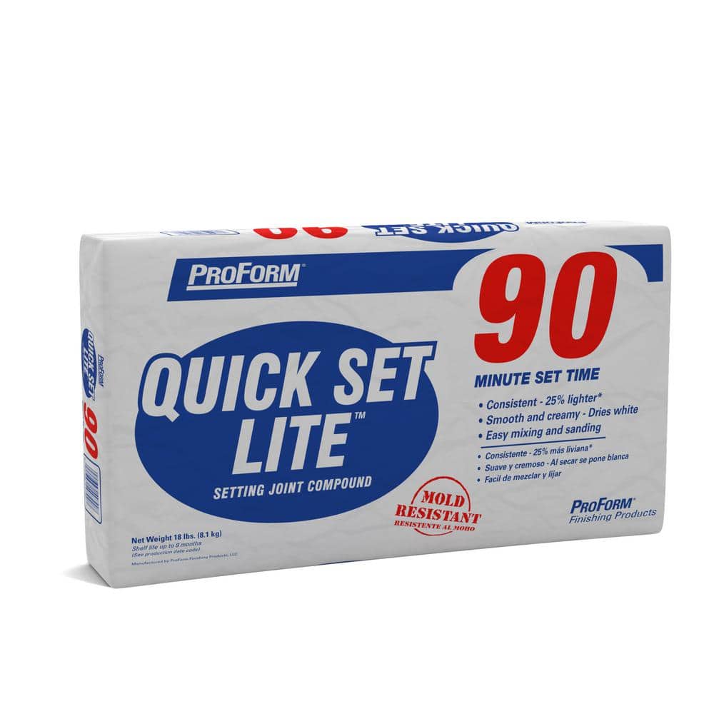 ProForm Quick Set Lite 18 lbs. Setting-Type Powder Joint Compound ...