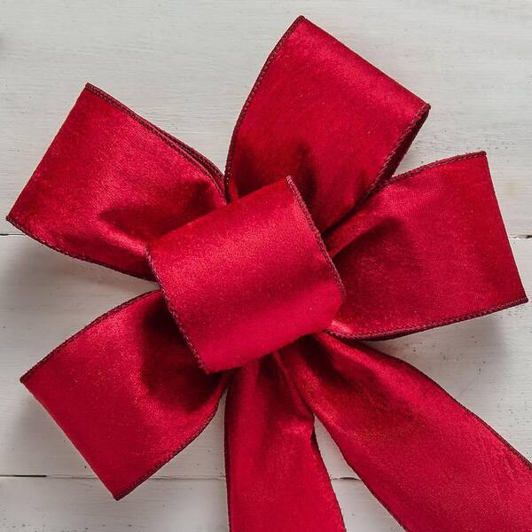 Red Satin Bow
