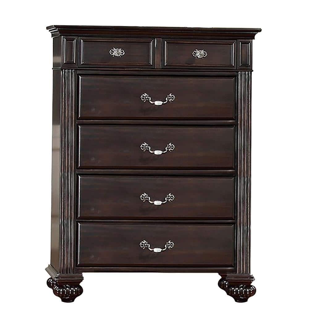 William's Home Furnishing Syracuse Dark Walnut Chest CM7129C - The Home ...