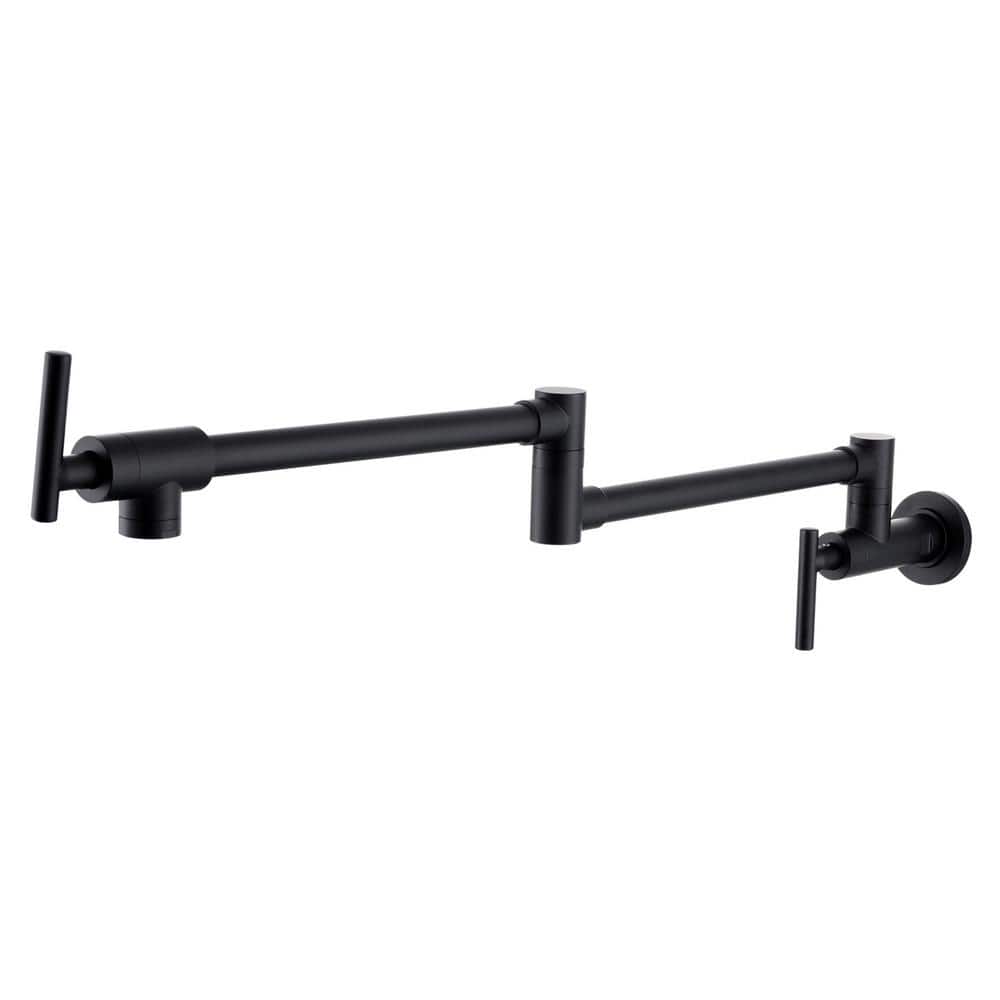 FLG Wall Mounted Pot Filler with Lever Handle Commercial Pot Filler ...