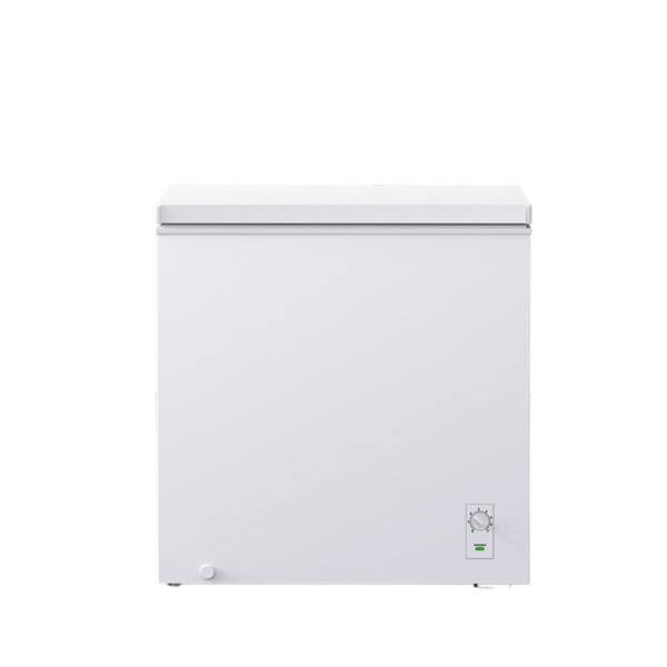 COWSAR 33.19 in. 7 cu. ft. Manual Defrost Chest Freezer with Adjustable ...