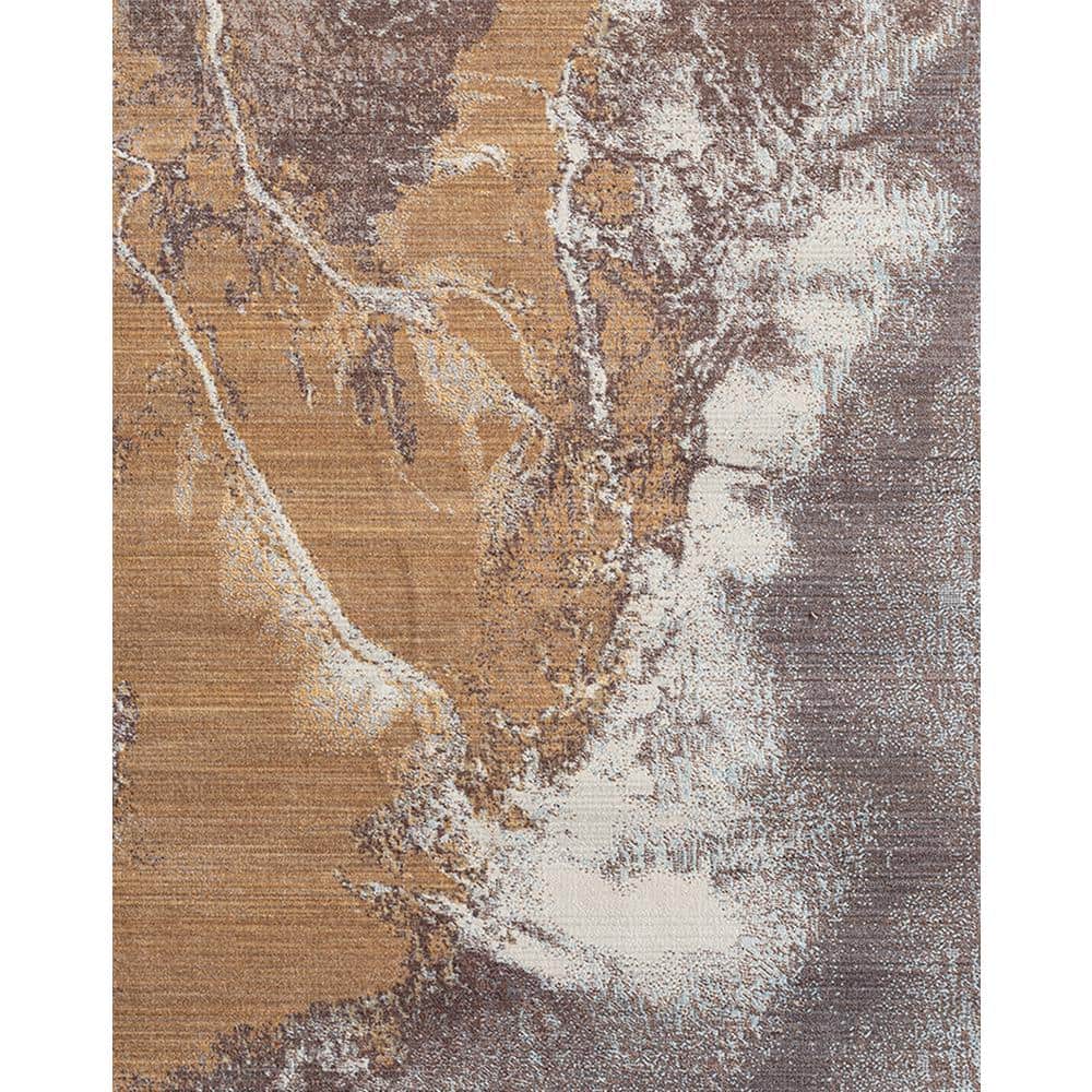 KALATY Calabria Marbled Earthy 6 ft. x 12 ft. Abstract Area Rug CL-001 613 - The Home Depot