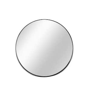 Garvee 36 in. W x 36 in. H Round Metal Frame Wall Mounted Bathroom ...