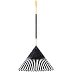 Nupla Heavy-Duty 54 in. 24-Tine Leaf Rake with Classic Fiberglass ...