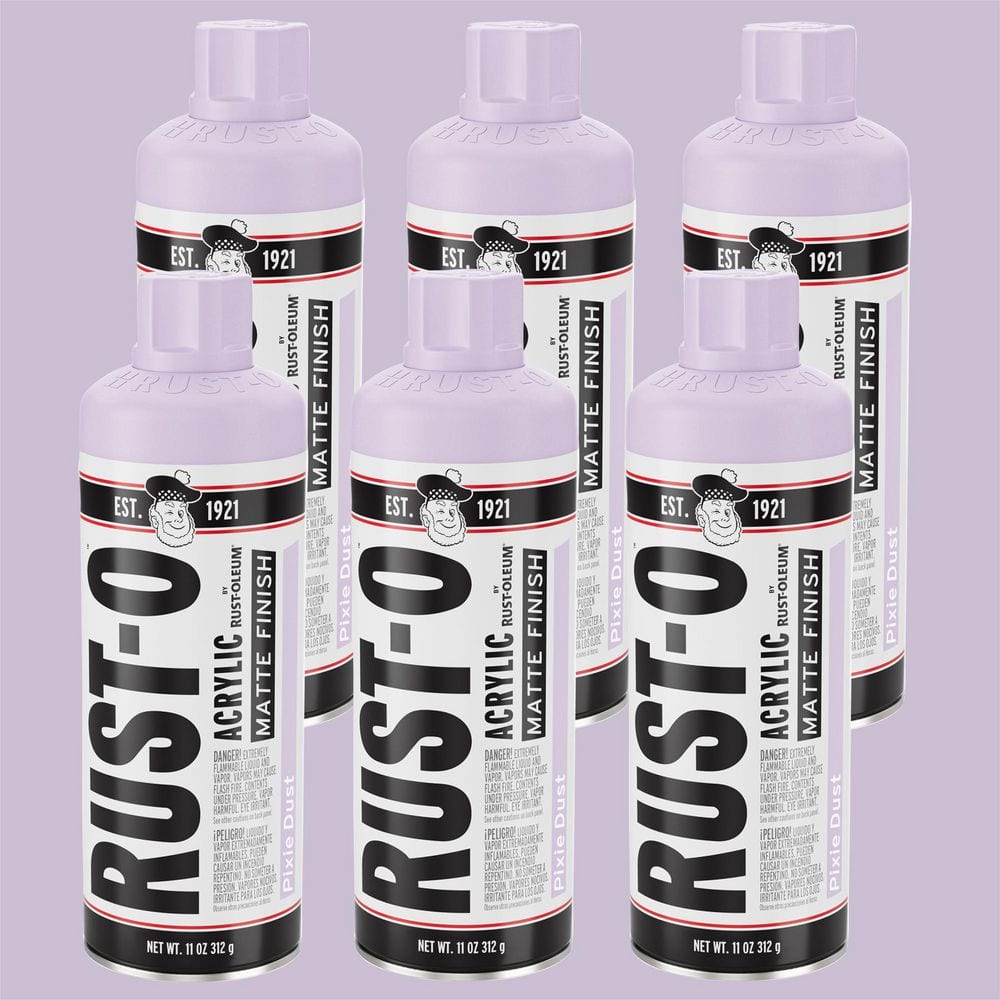 Reviews for 11 oz. Rust-O Matte Pixie Dust Spray Paint (Case of 6) | Pg ...
