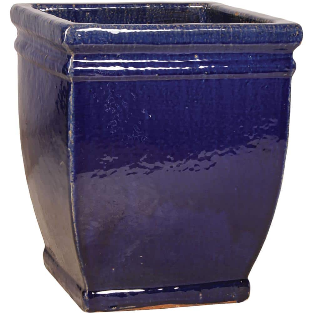 10.5 in. Cobalt Blue Ceramic Charleston Square GGC-9185A-CB - The Home ...