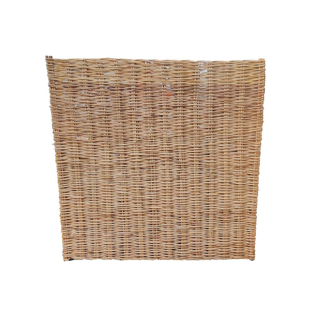 MGP 72 in. H Debarked willow wood hurdle panel Garden Fence CWWP-66 ...