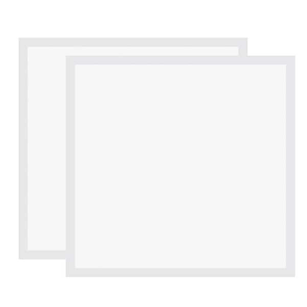 WYZM 2 ft. x 2 ft. Integrated LED Panel Light, Commercial Lighting 5800 ...