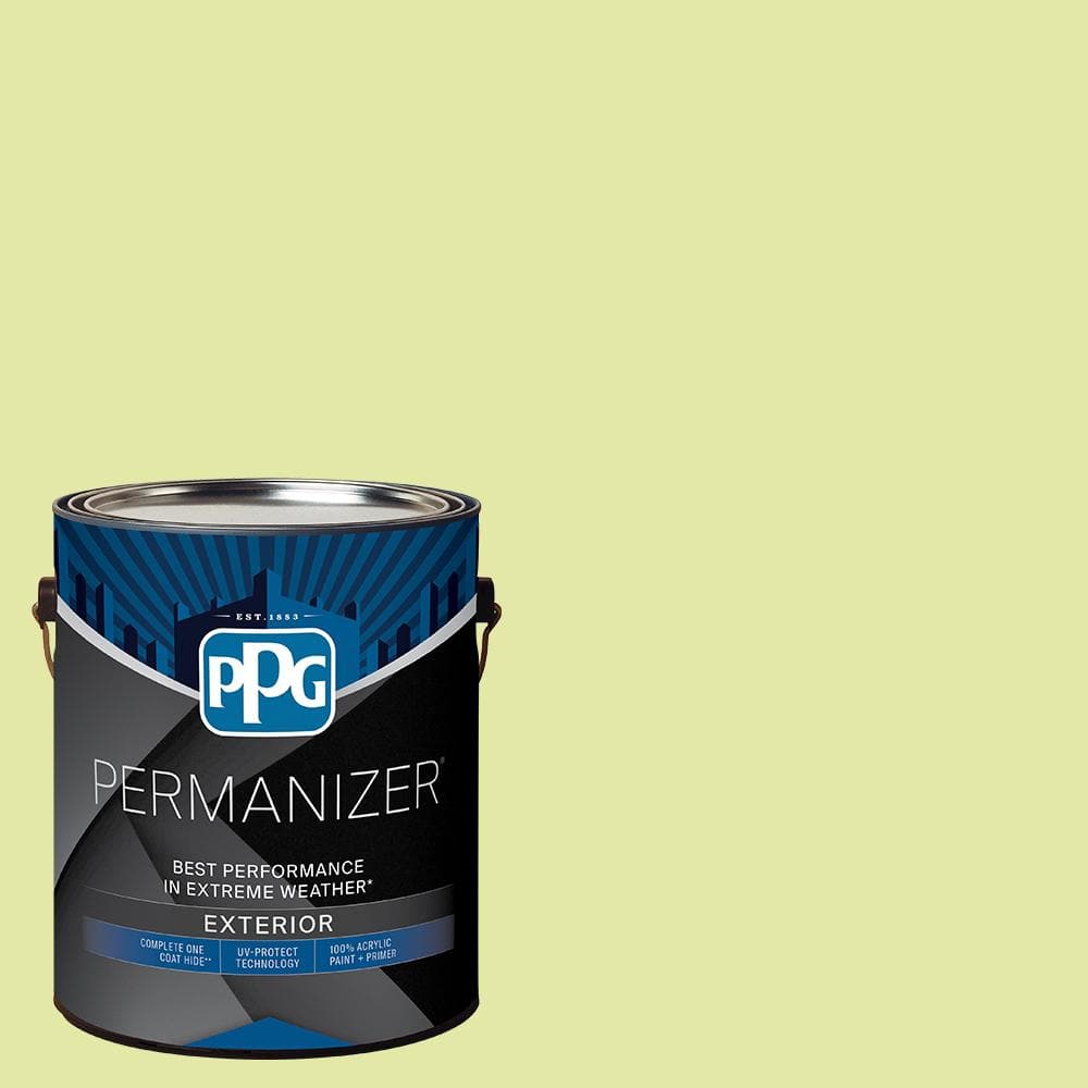 PERMANIZER 1 gal. PPG1217-3 Hip Hop Satin Exterior Paint PPG1217-3PZ ...