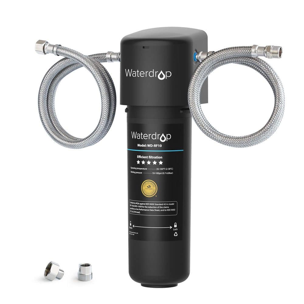 Waterdrop 10UA 8000 Gal. Under-Sink Water Filter System, NSF/ANSI 42 ...