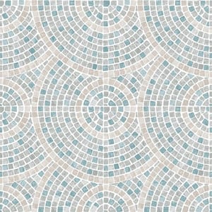 Veer Decor Mosaic Mirage Green and Neutrals Wallpaper VRAR04-367 - The ...