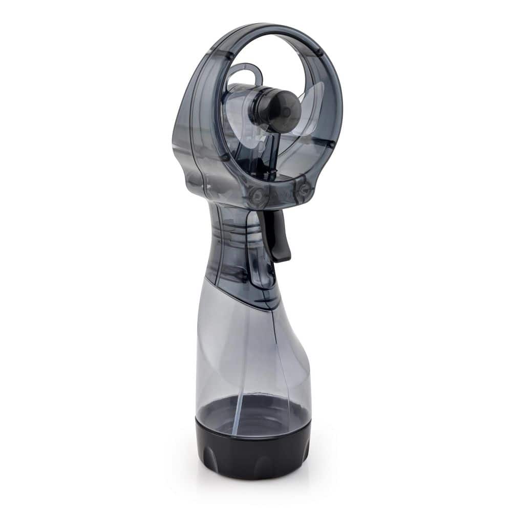 O2COOL Deluxe 3 in Water Misting Fan in Gray FML0001 - The Home Depot