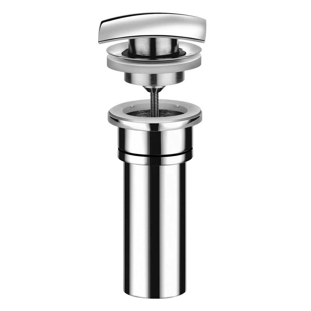 LaToscana Square Collection Pop Up Bathroom Sink Drain in Chrome ...