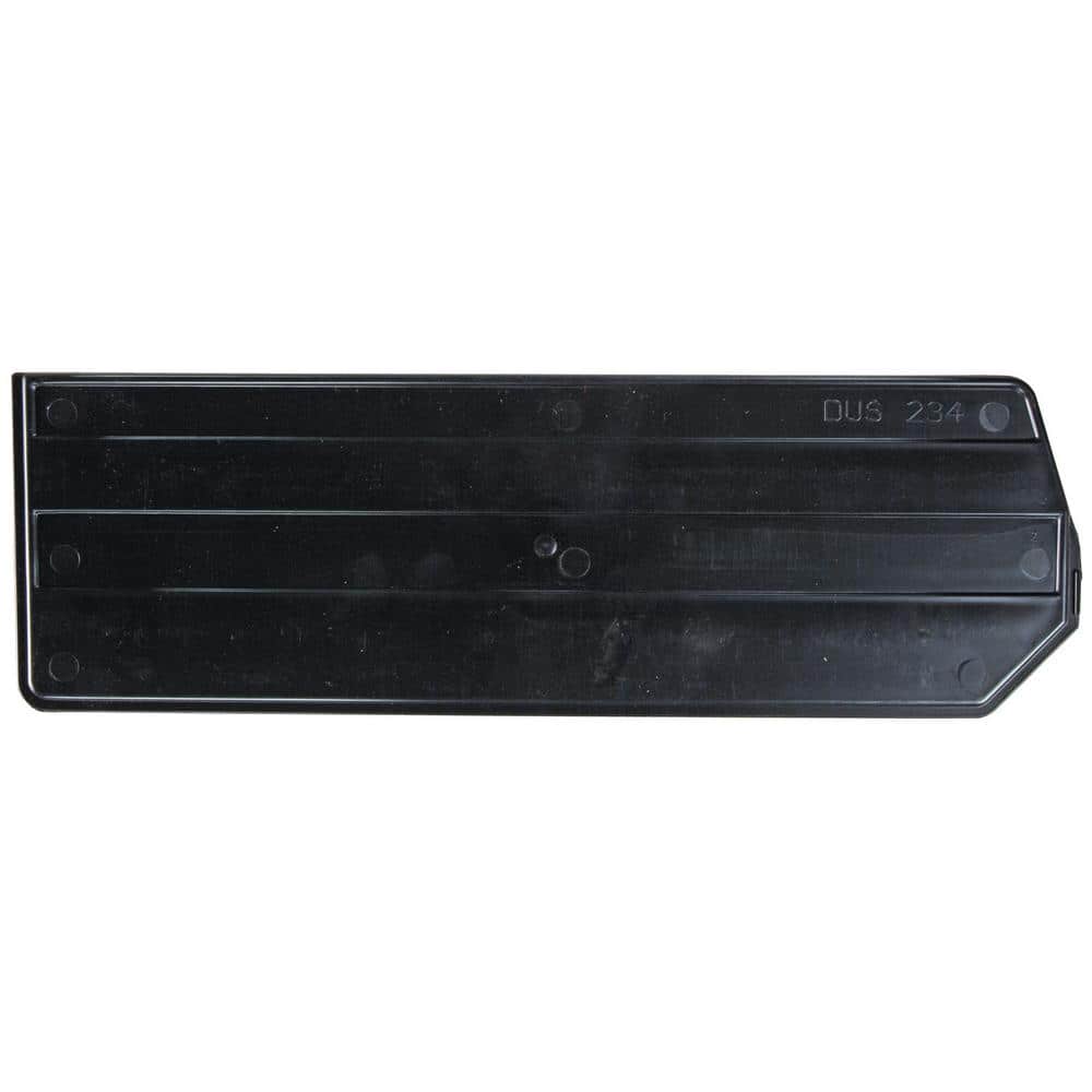 QUANTUM STORAGE SYSTEMS Black Plastic Closet Drawer Organizer DUS234 ...