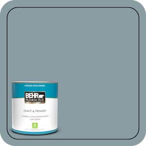 BEHR ULTRA 1 qt. #540F-4 Shale Gray Extra Durable Satin Enamel Interior ...
