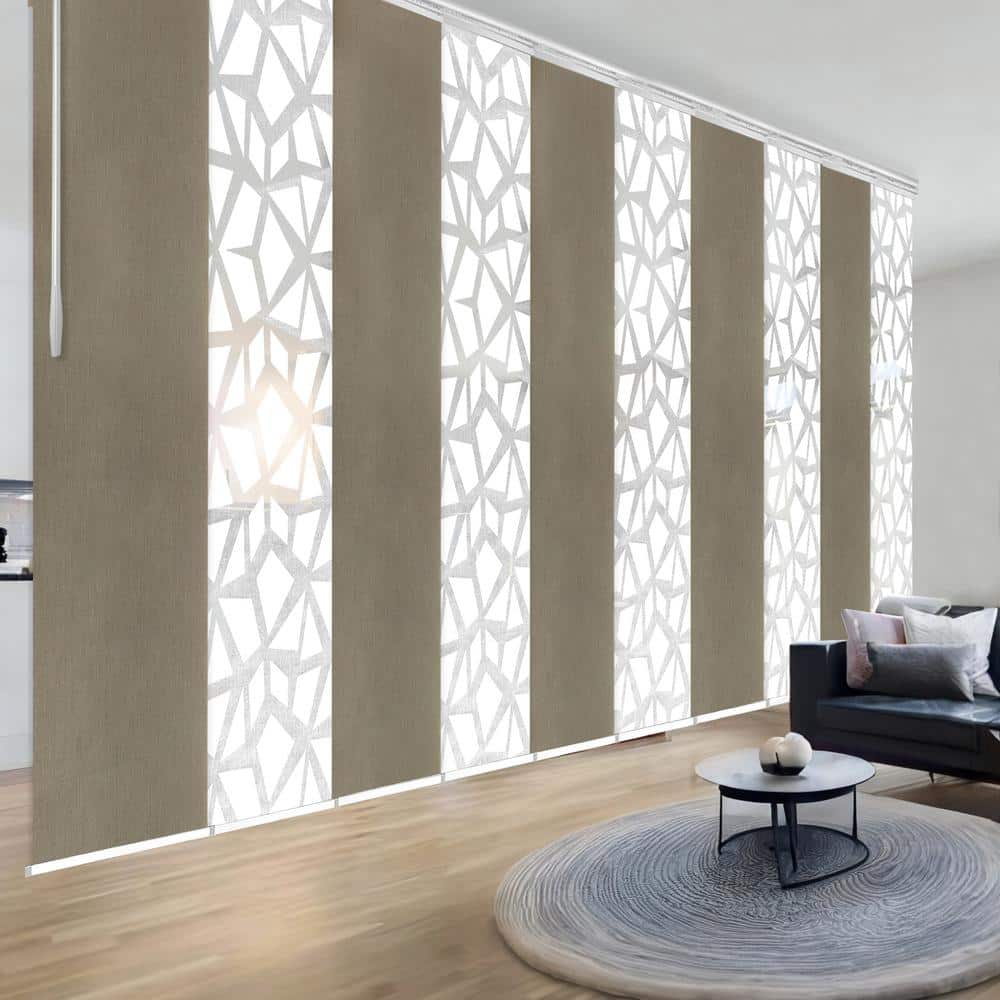 EMOH Midnight Sun 120 in. - 218 in. W x 94 in. L Adjustable 10-Panel ...