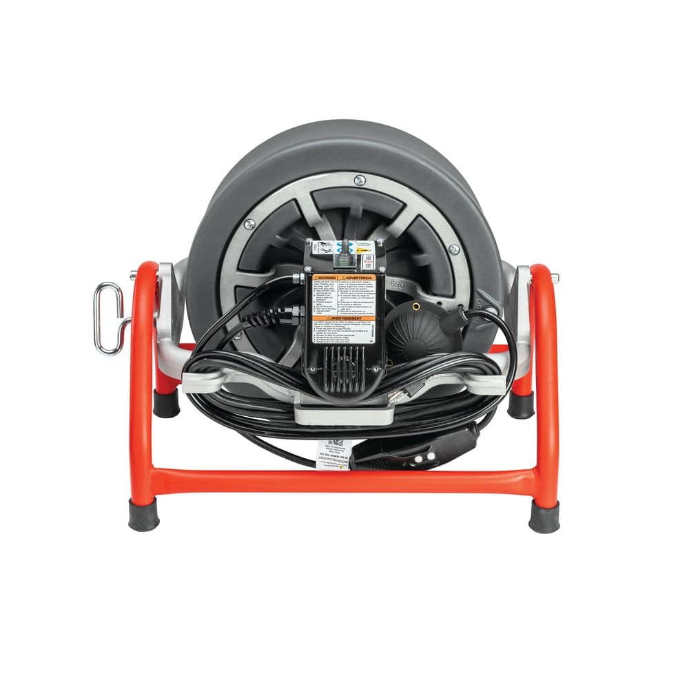 RIDGID K-3800 Drain-Cleaning Machine with C-46 Cable for 2 in. to 4 in ...