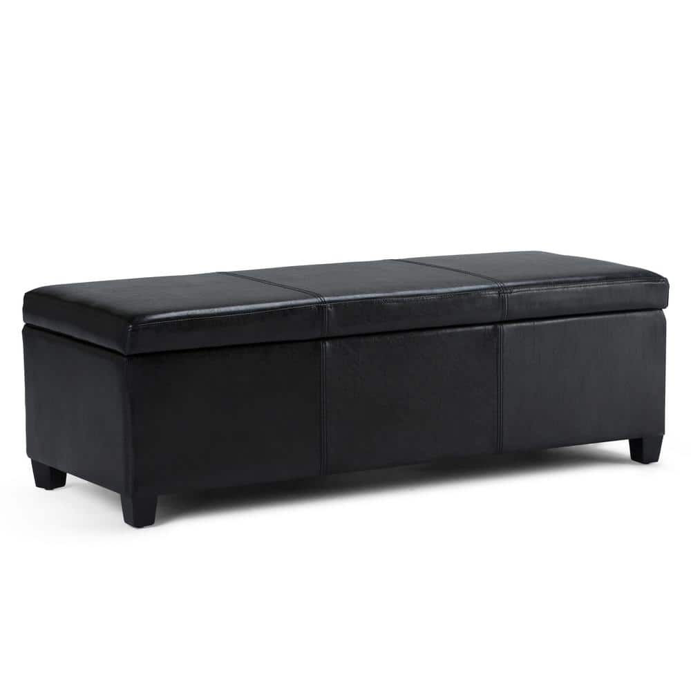 Have a question about Simpli Home Avalon 48 in. Wide Vegan Leather ...