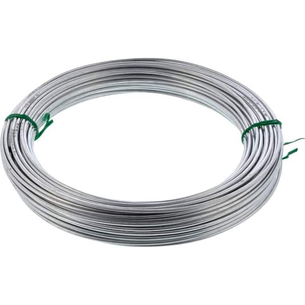 Hillman 100 ft. 150 lb. 12-Gauge Galvanized Wire 122339 - The Home Depot