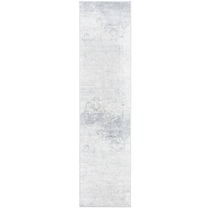 SAFAVIEH Brentwood Cream/Grey 5 ft. x 5 ft. Square Border Area Rug ...
