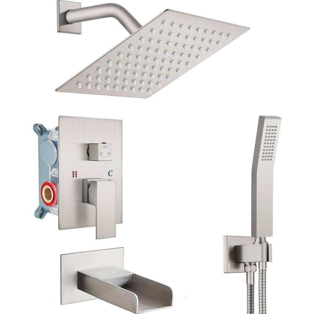 PICTURESQUE CENDU LLC 1-Handle 3-Spray Tub and Shower Faucet with Hand ...