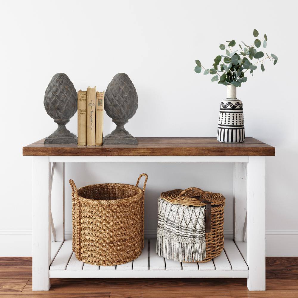 3R Studios Black Resin Pinecone Finial Bookends (Set of 2-Pieces ...