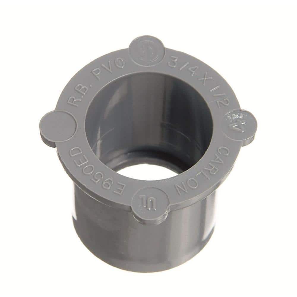 Carlon 1-1/2 in. x 1-1/4 in. Electrical PVC Reducer Bushing (E950HG-7 ...