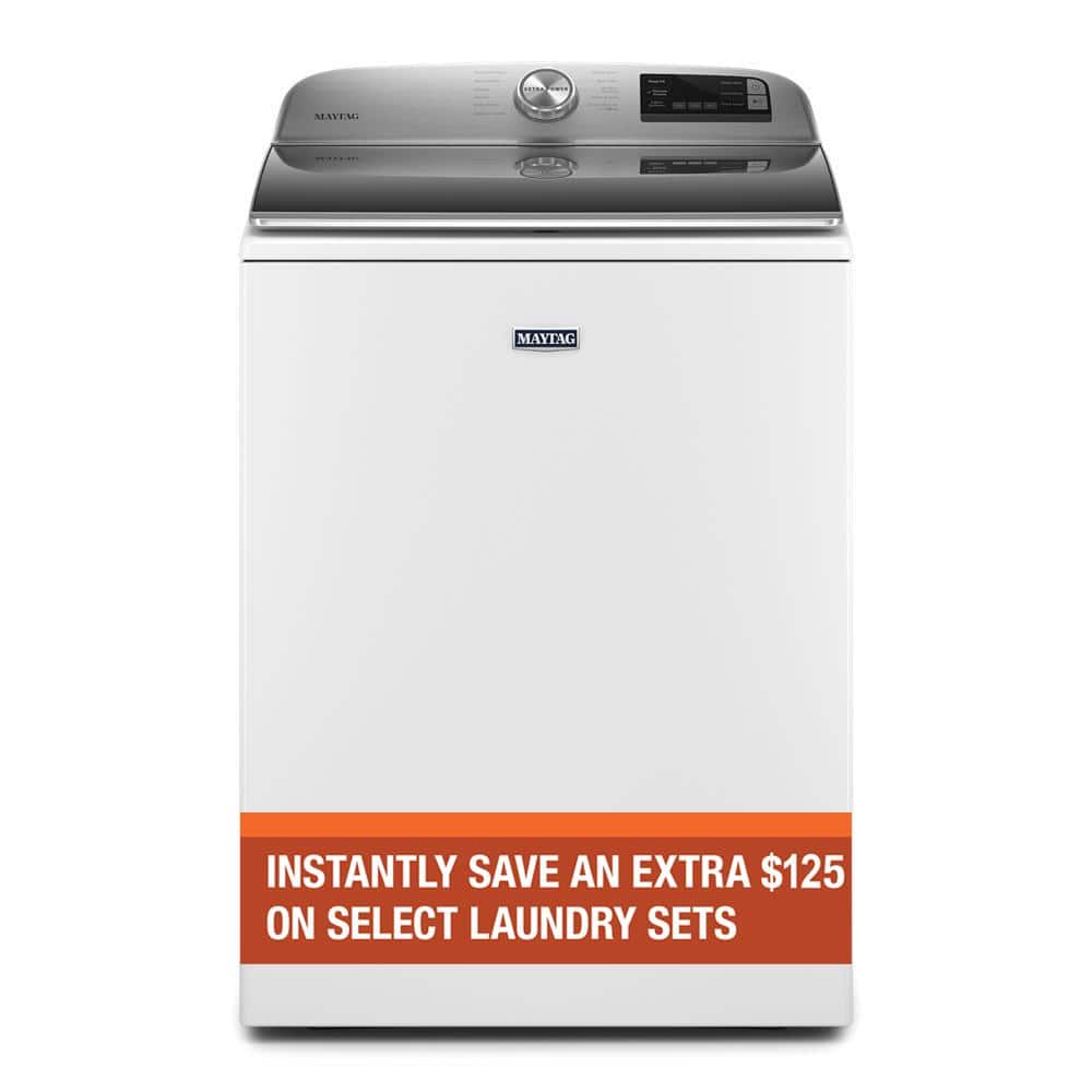 Maytag 4.7 cu. ft. Smart Capable White Top Load Washing Machine with ...
