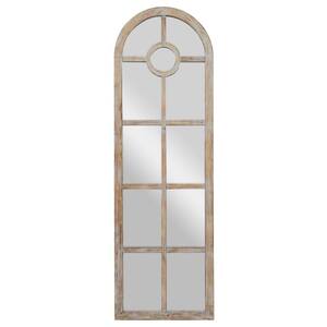 Litton Lane 45 in. x 35 in. Window Pane Inspired Rectangle Framed Black ...