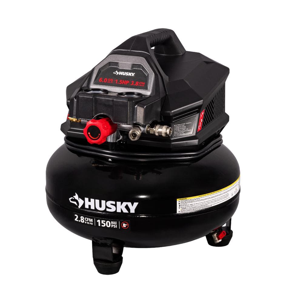 Husky 1.5 hp 6 gallon compressor store