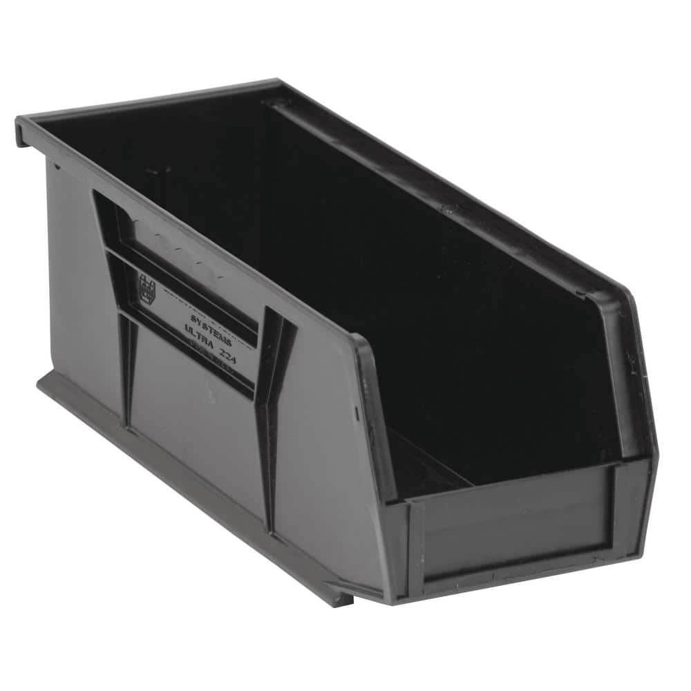 QUANTUM STORAGE SYSTEMS Ultra Series 1.51 qt. Stack and Hang Bin in ...