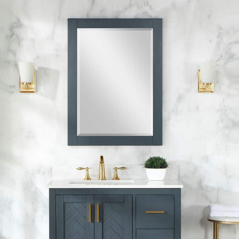 Altair Maribella 24 in. W x 36 in. H Rectangular Wood Framed Wall ...