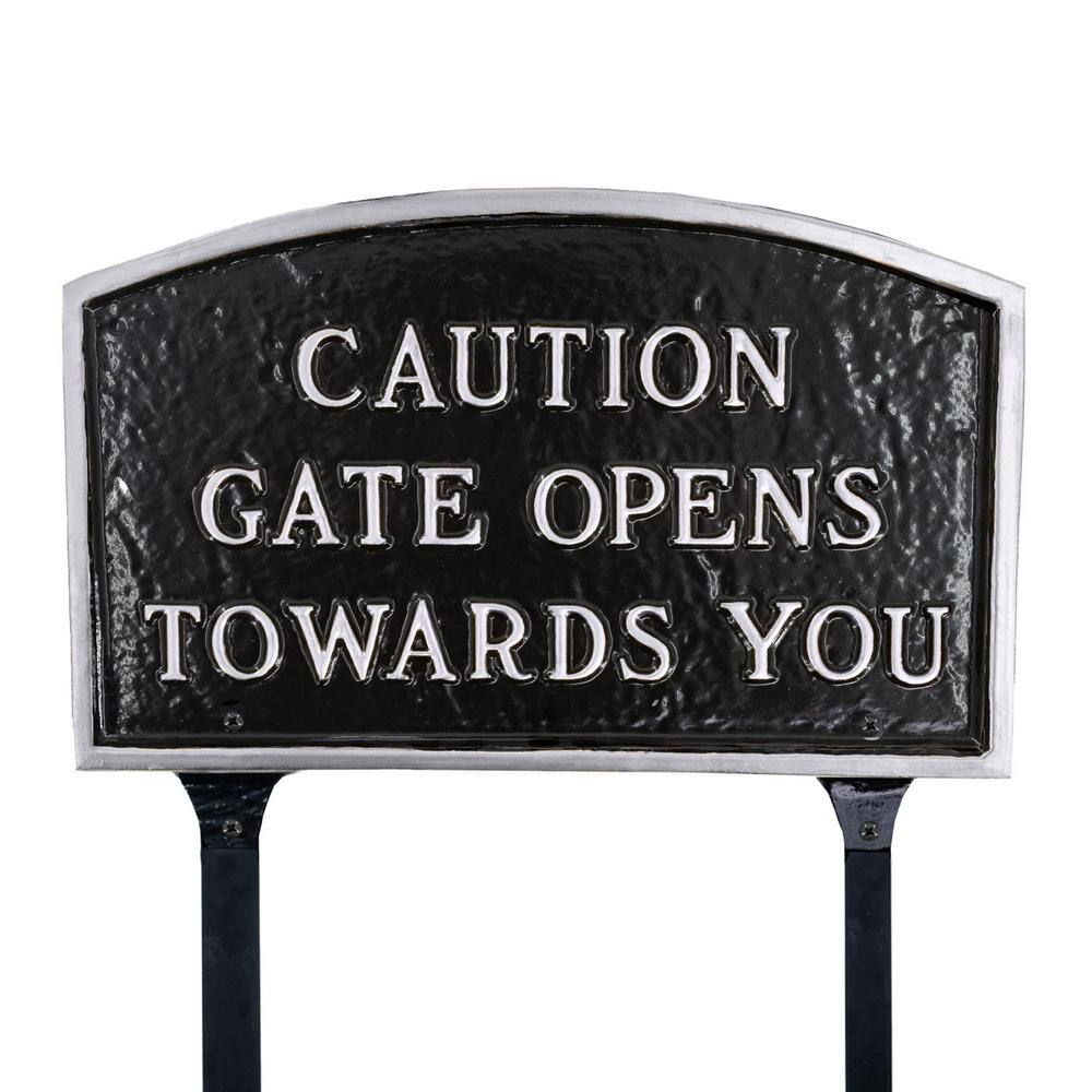 Montague Metal Products 10 in. x 15 Standard Arch Caution Gate Opens ...