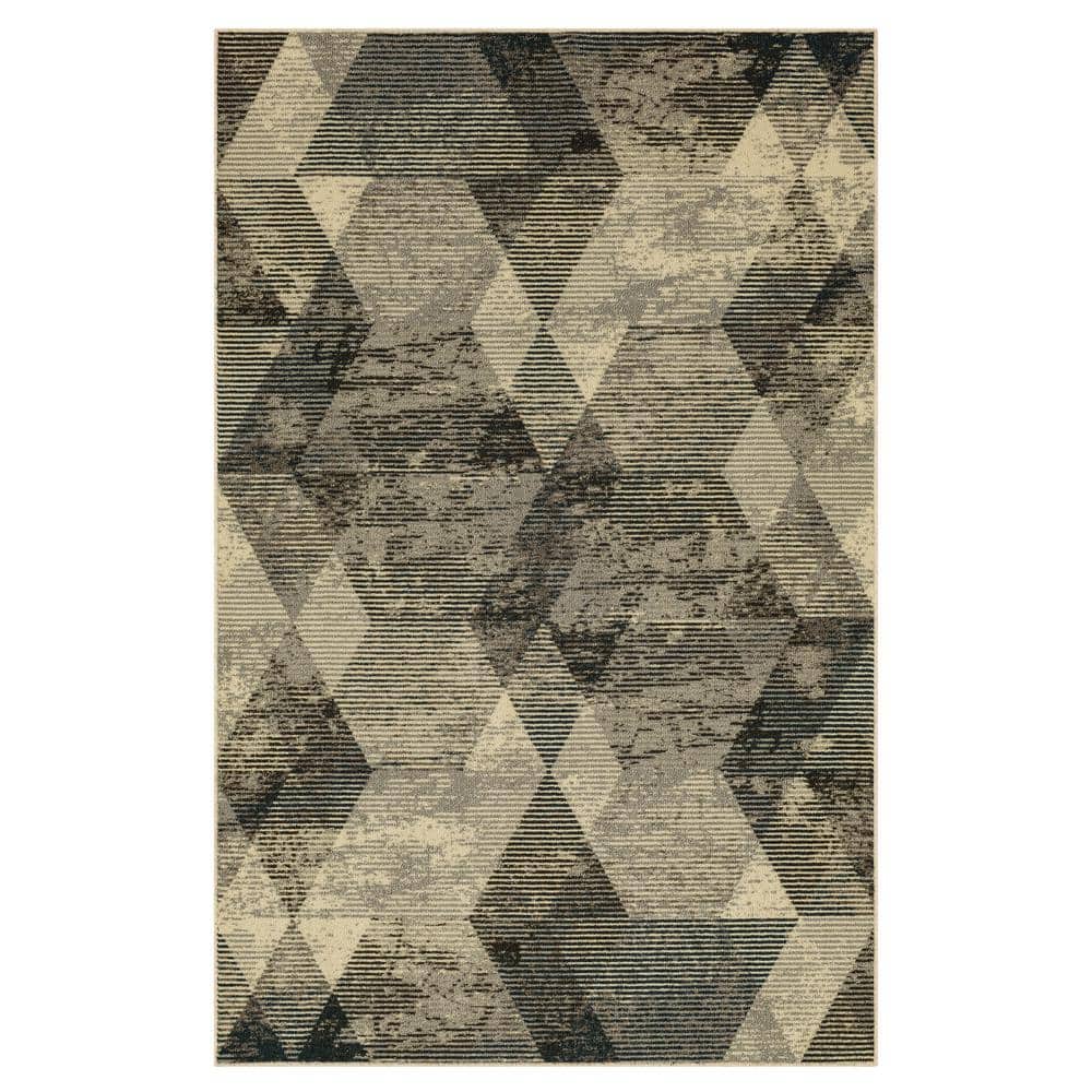 Mohawk Home Alys Grey 6 ft. x 9 ft. Area Rug 818876 - The Home Depot