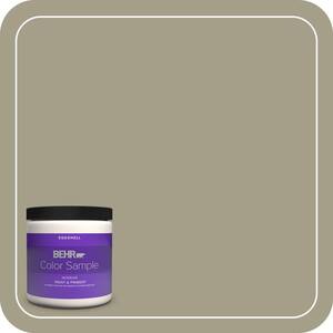 BEHR ULTRA 5 gal. #PMD-57 Fossil Stone Semi-Gloss Enamel Exterior Paint ...