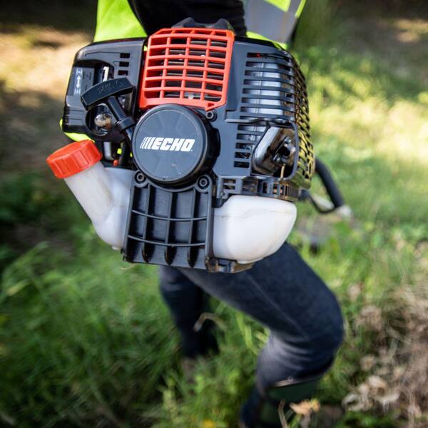 ECHO 42.7 cc Gas 2-Stroke Straight Shaft Pro String Trimmer with 20 in. Cutting Swath and High ...