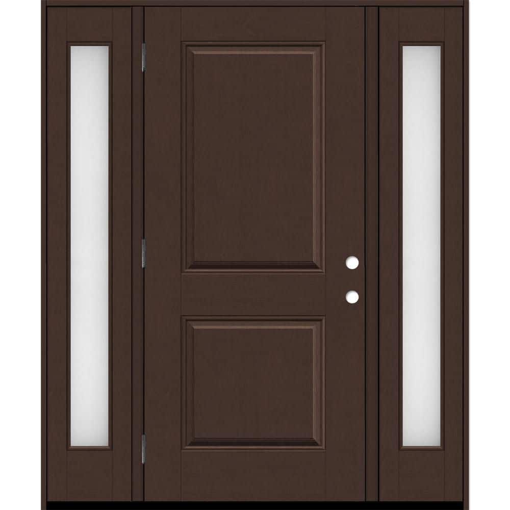Steves & Sons Regency 64 in. x 80 in. 2P Squaretop RHOS Chestnut Stain ...