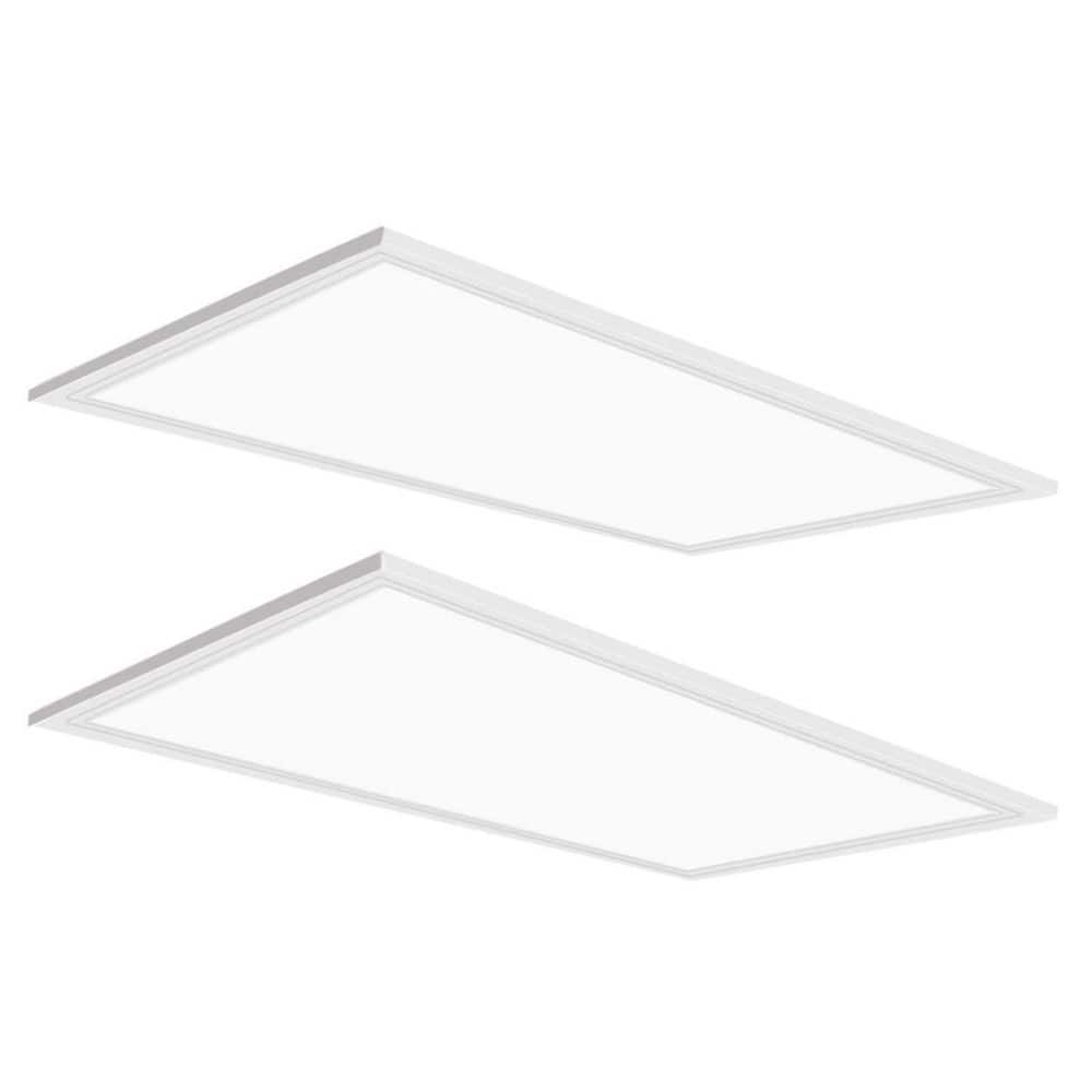 KOAOEIRS 2-Pack 2 ft. x 4 ft Dimmable 0-10V Integrated LED Recessed ...