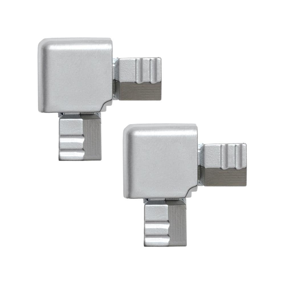 TrimMaster Satin Silver 3/8 in. Square-Shaped Outside Corner Tile ...