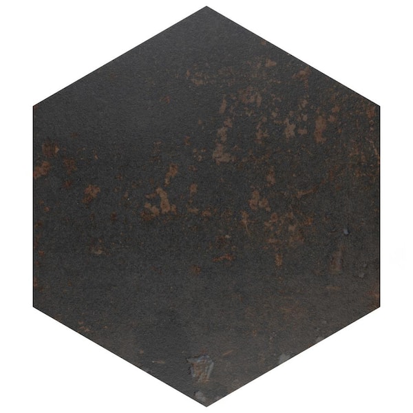 Merola Tile Polaris Hex Mix 8-5/8 in. x 9-7/8 in. Porcelain Floor and ...
