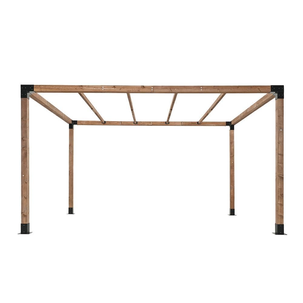Have a question about EGEIROSLIFE 10 ft. x 13 ft. Outdoor Wood Pergola ...