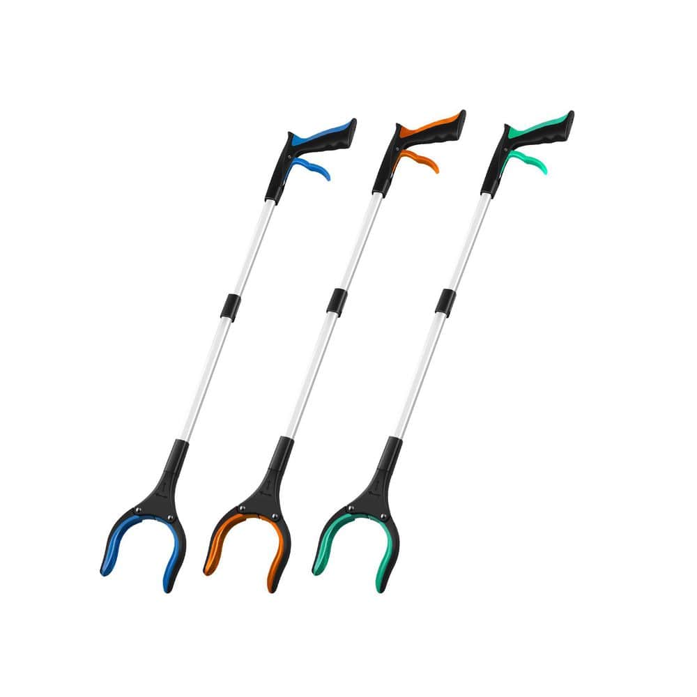 Misopily 32 in. Grabber Reacher Tool Foldable Pickup Tool 3-Pack with ...