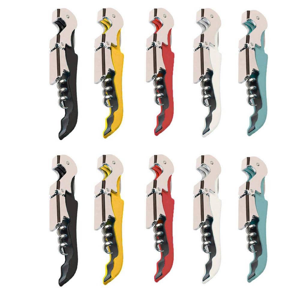 Numhew 10-Piece Multi-color Professional Waiter Corkscrew Wine Openers ...