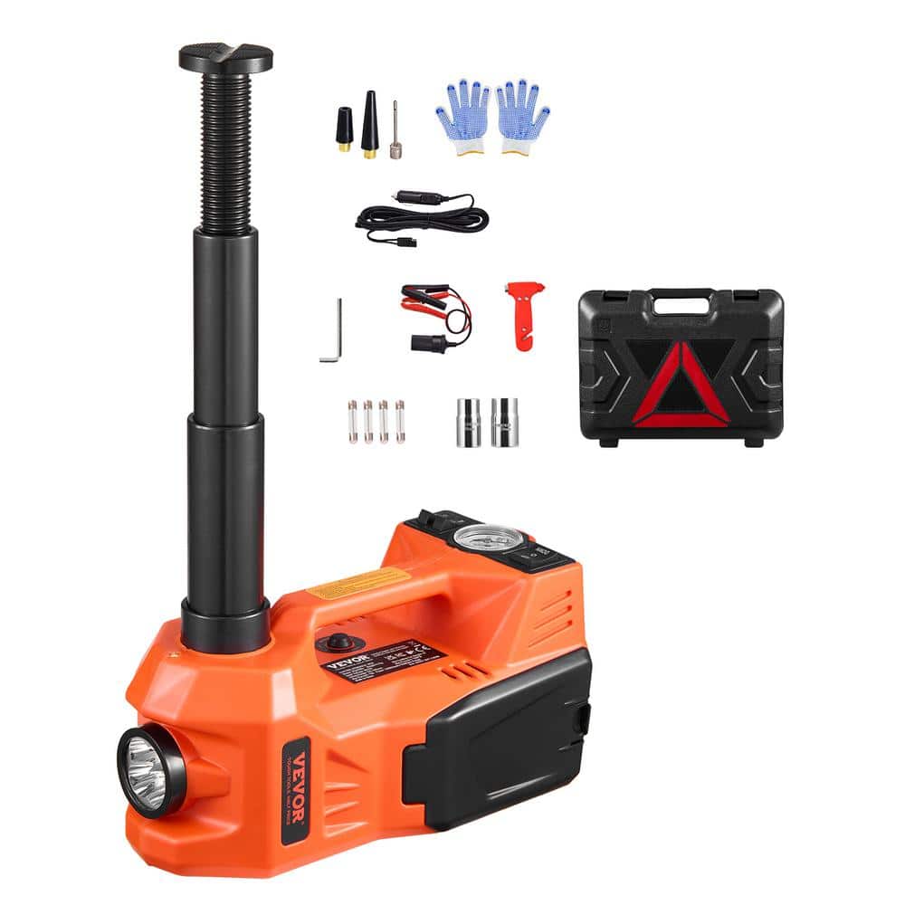 VEVOR Electric Car Jack, 5 Tons /11,000 lbs., Electric Scissor Jack ...