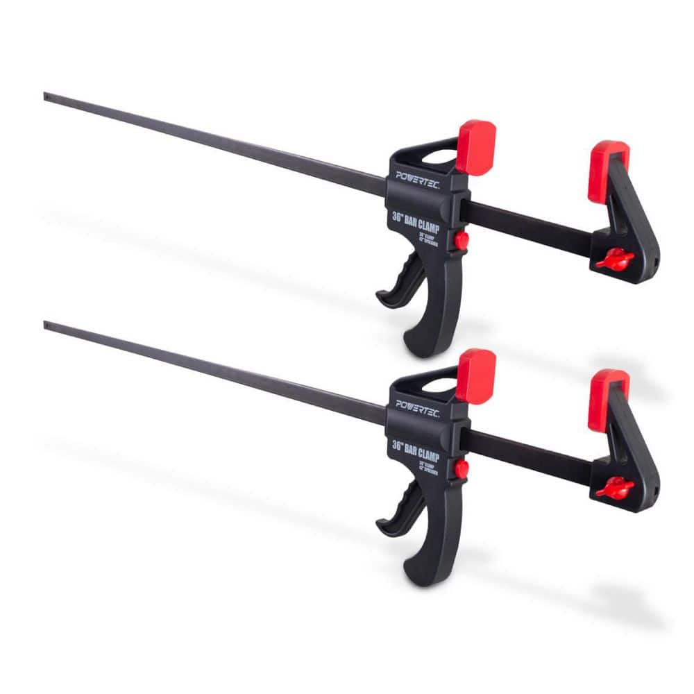 ‎POWERTEC 36 in. Quick Release Bar Clamp with 42 in. Spreader ...